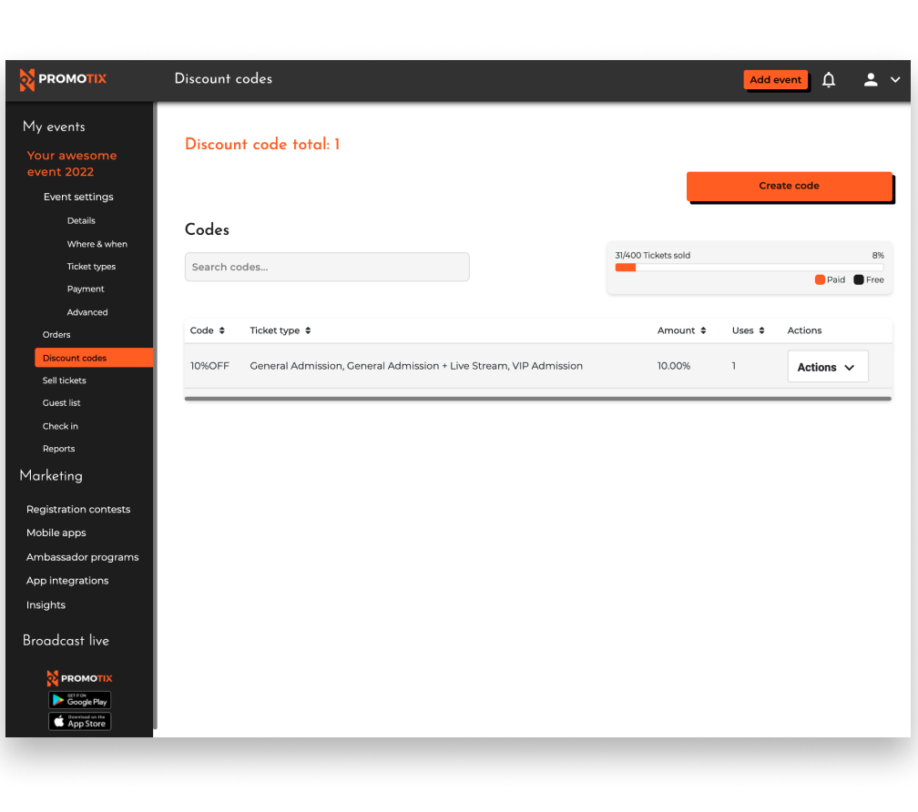 PromoTix - Free Ticketing Software for Event Creators